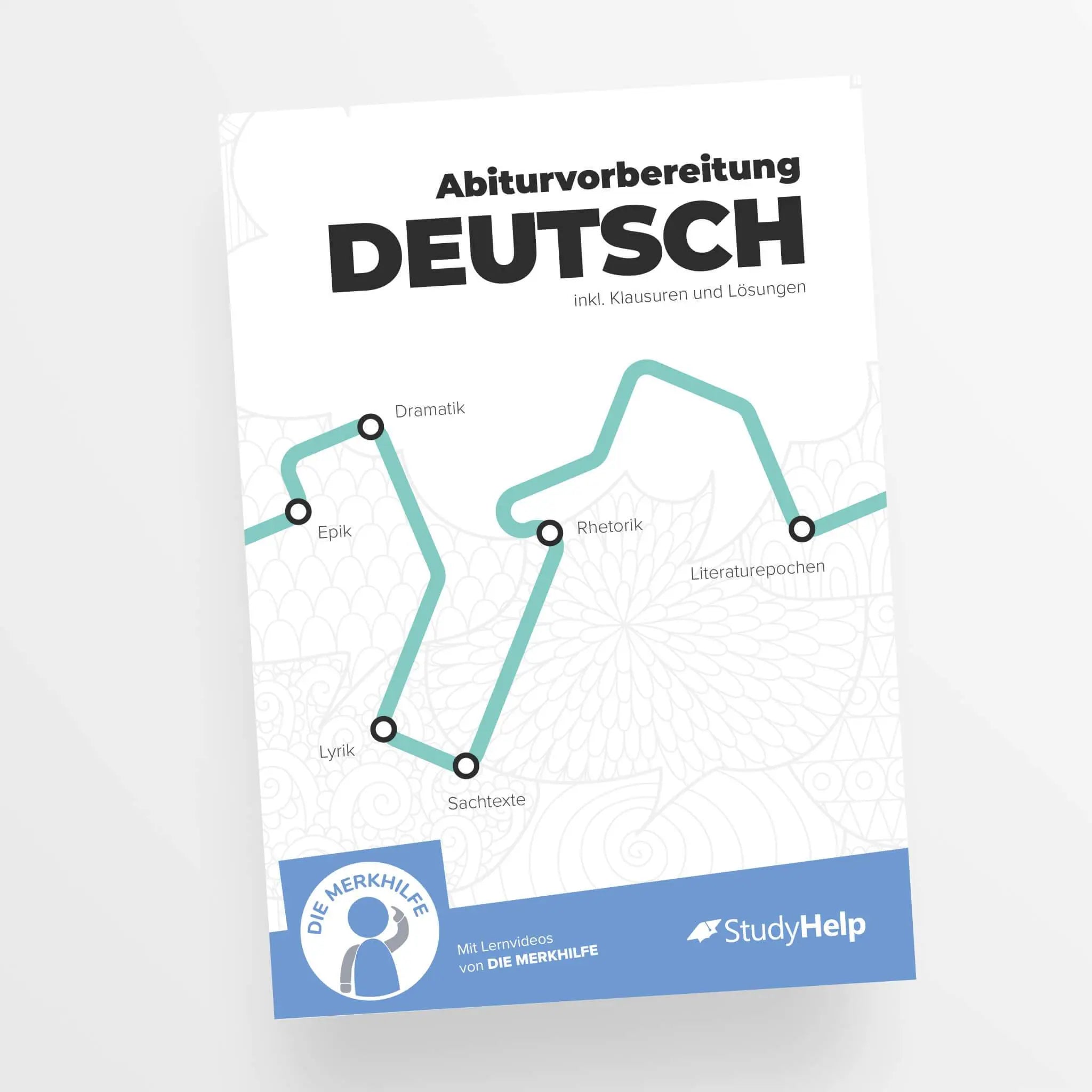Lernheft Abiturvorbereitung Deutsch | von DIE MERKHILFE – StudyHelp Shop